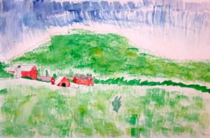 Third/Fourth grade Landscapes – Art is Basic | An Elementary Art Blog