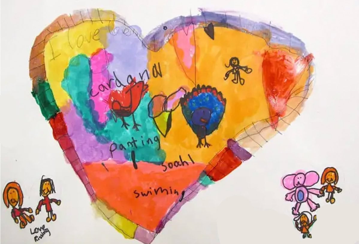 My Heart Map - A Valentine's Day Art Project
