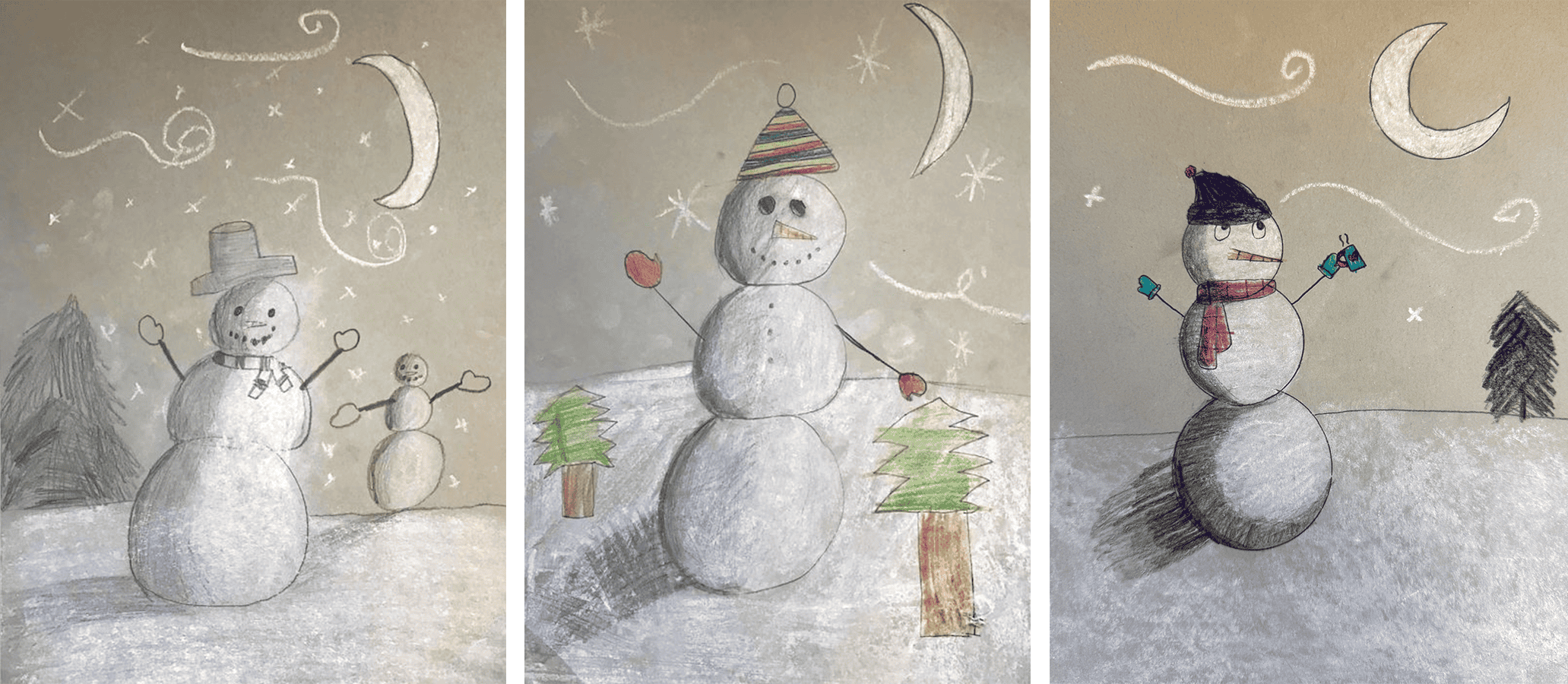 Snowman Art Project, Dog Portrait, Smiley Art Faces and More! (5 ...
